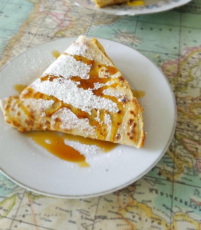 Sweet Crepes served hot and fresh from Planet of the Crepes